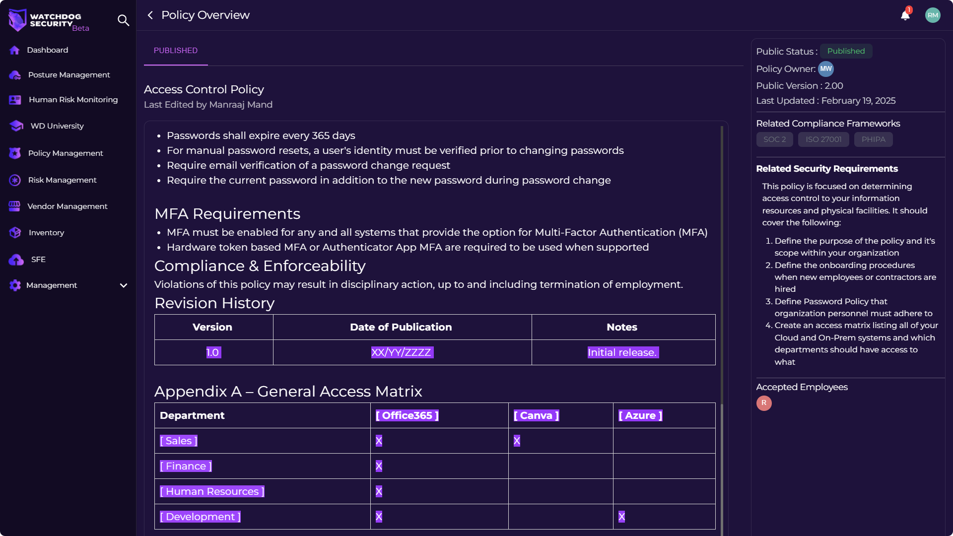 WatchDog Security App